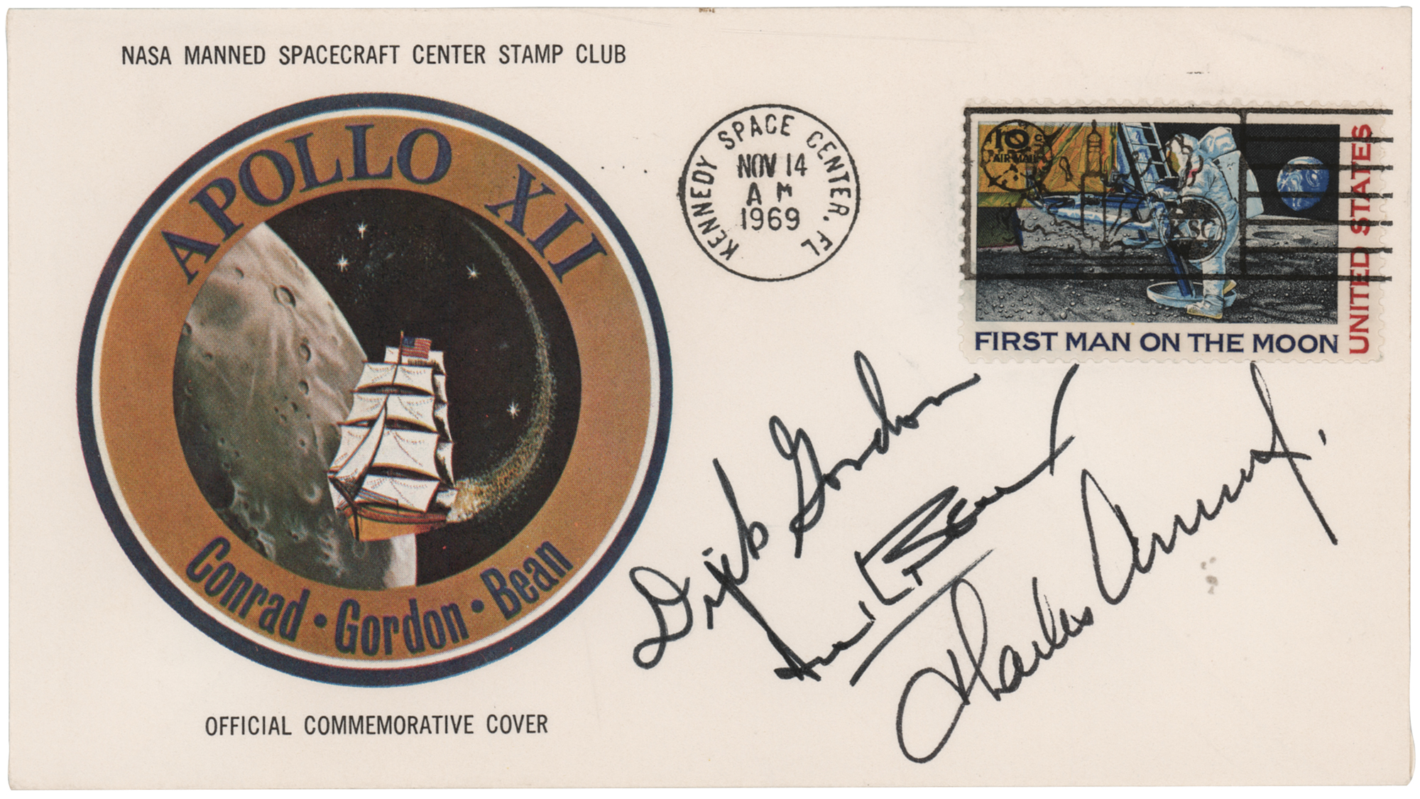 Apollo 12 Signed Launch Day Cover | RR Auction