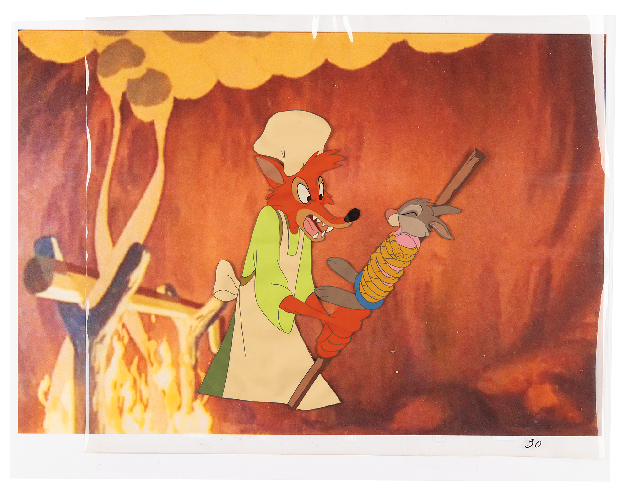 Br'er Fox and Br'er Rabbit production cel from Song of the South | RR