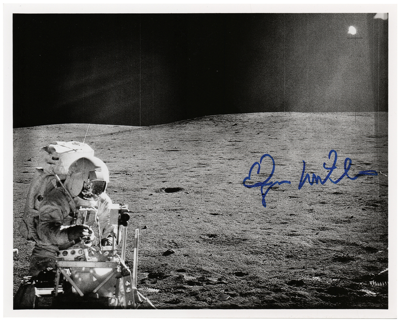 Edgar Mitchell Signed Photograph | RR Auction