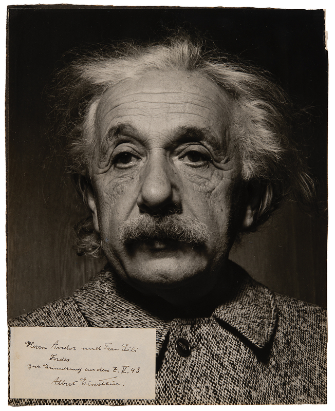 Albert Einstein Signature to Pianist Andor Foldes | RR Auction