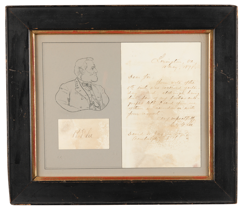 Robert E. Lee Signature | RR Auction