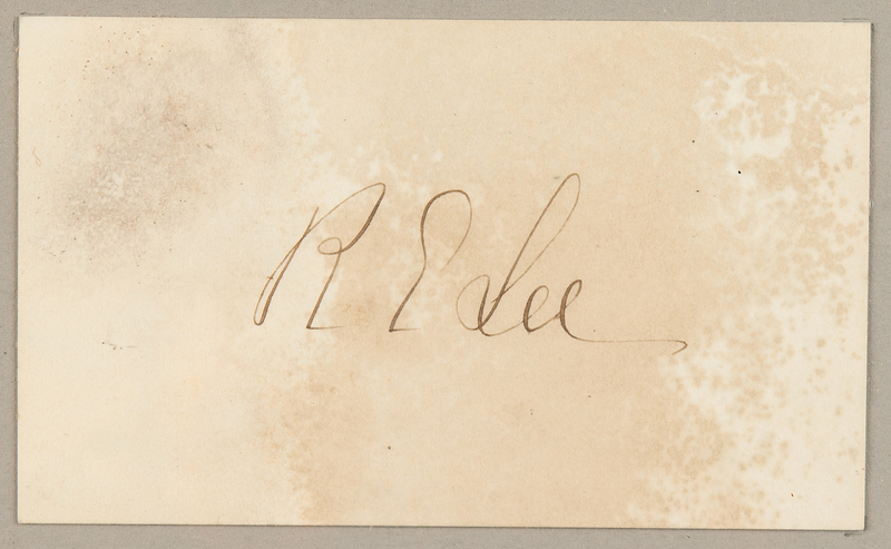 Robert E. Lee Signature | RR Auction