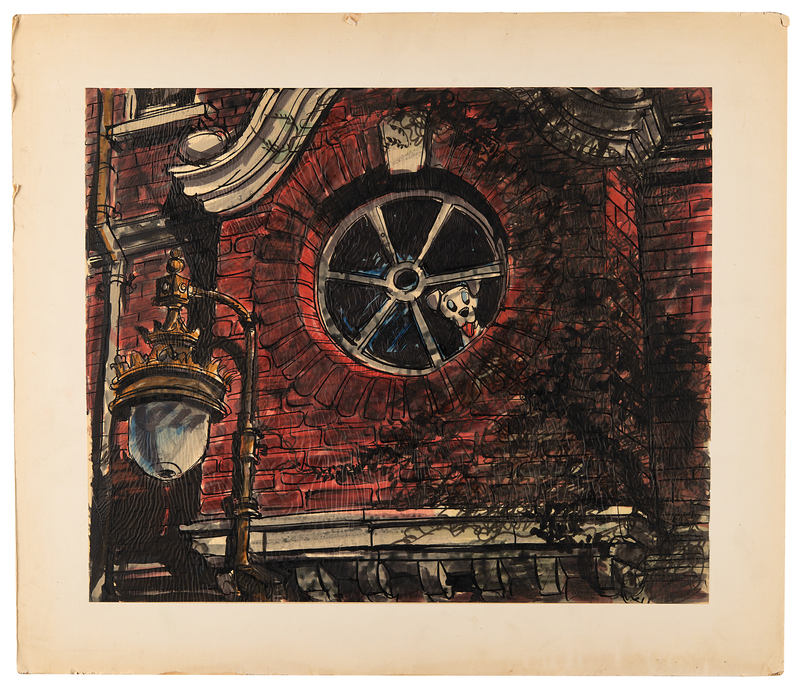 Roger Radcliffe, Pongo, and London townhouses oversized storyboard