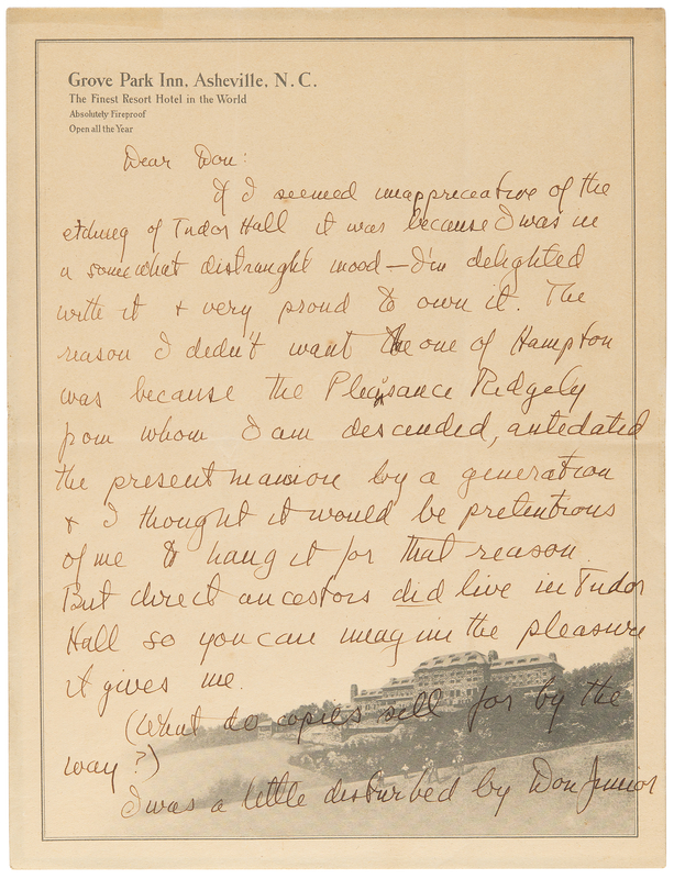 F. Scott Fitzgerald Autograph Letter Signed: "I hope that girl