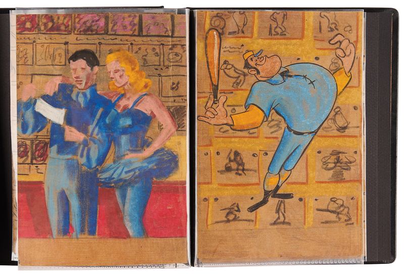 Walt Disney Studio (10) concept storyboard drawings from Make Mine