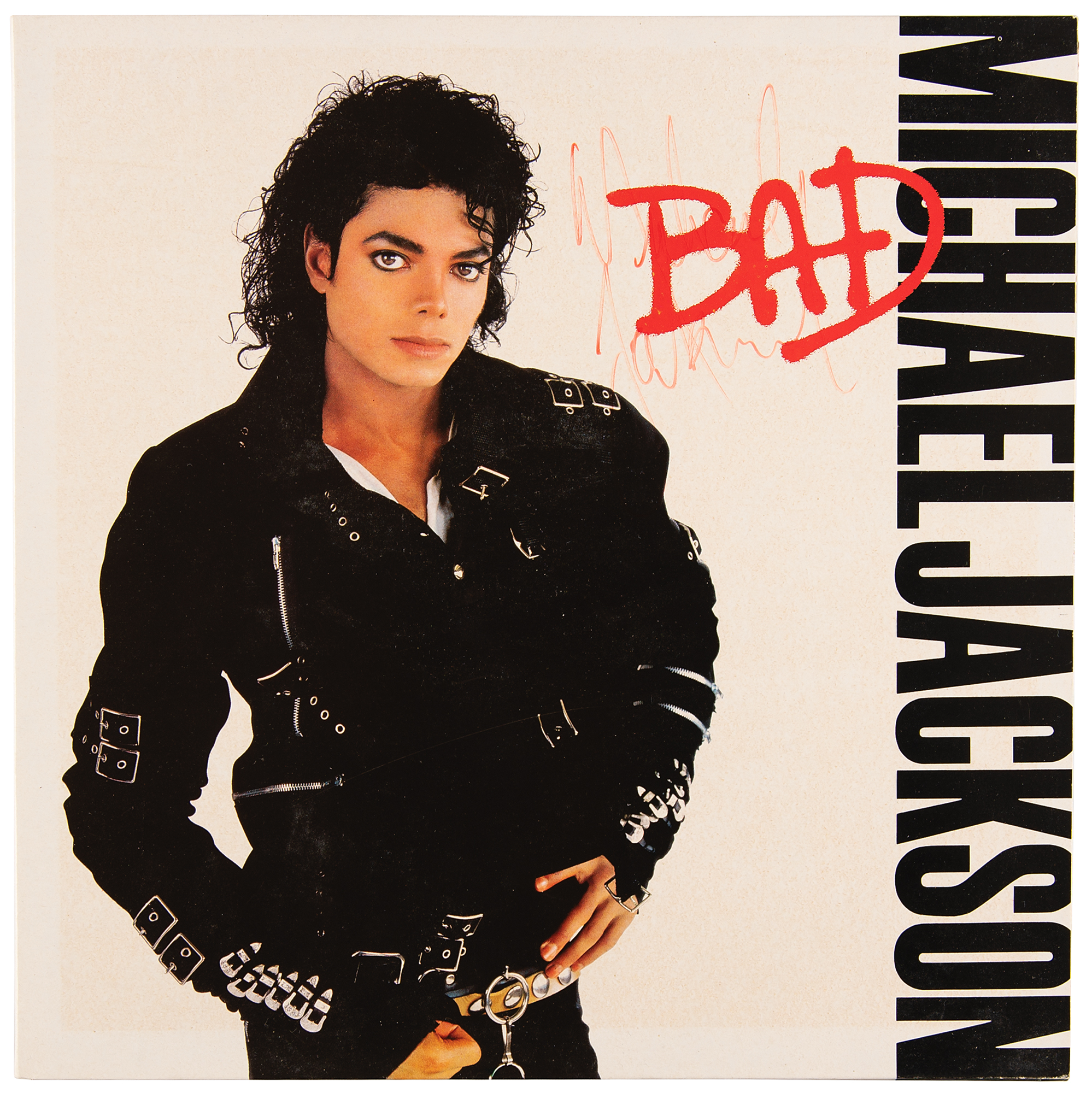 Michael Jackson Signed Album - Bad (Promotional Copy) | RR Auction