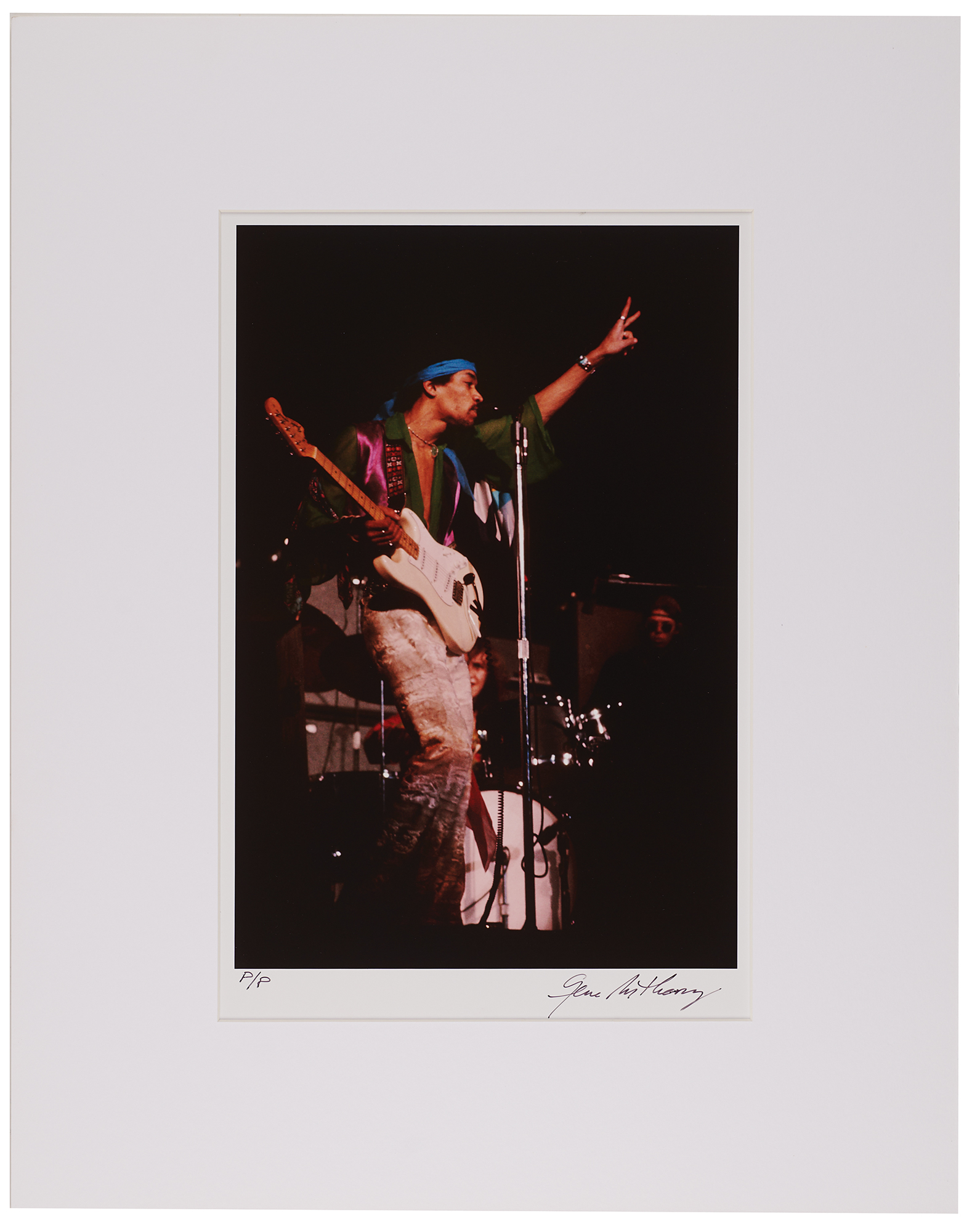 Jimi Hendrix Oversized Photograph Signed by Gene Anthony | RR Auction