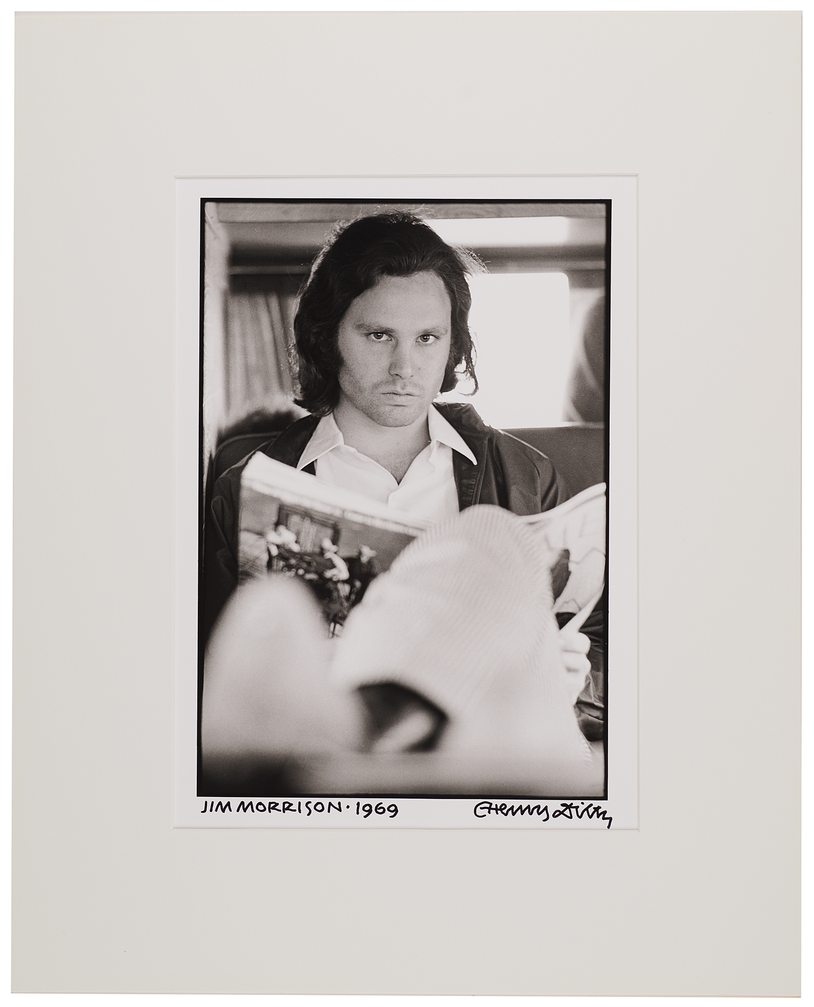 Jim Morrison Oversized Photograph Signed by Henry Diltz | RR Auction