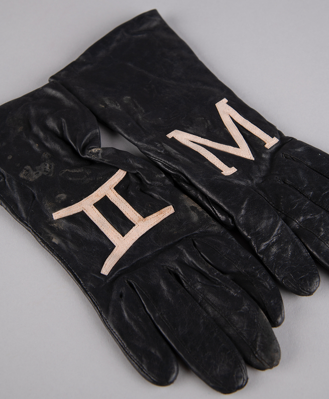 Prince's Personally-Worn Wedding Gloves with Zodiac Symbols | RR