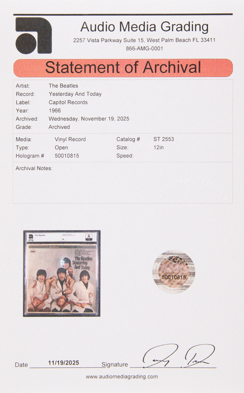 Beatles 'Third State' Butcher Cover Album - Yesterday and Today