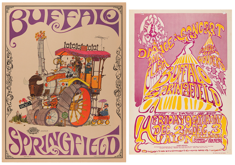 Buffalo Springfield (2) Posters: Family Dog and Sparta (14˝ x