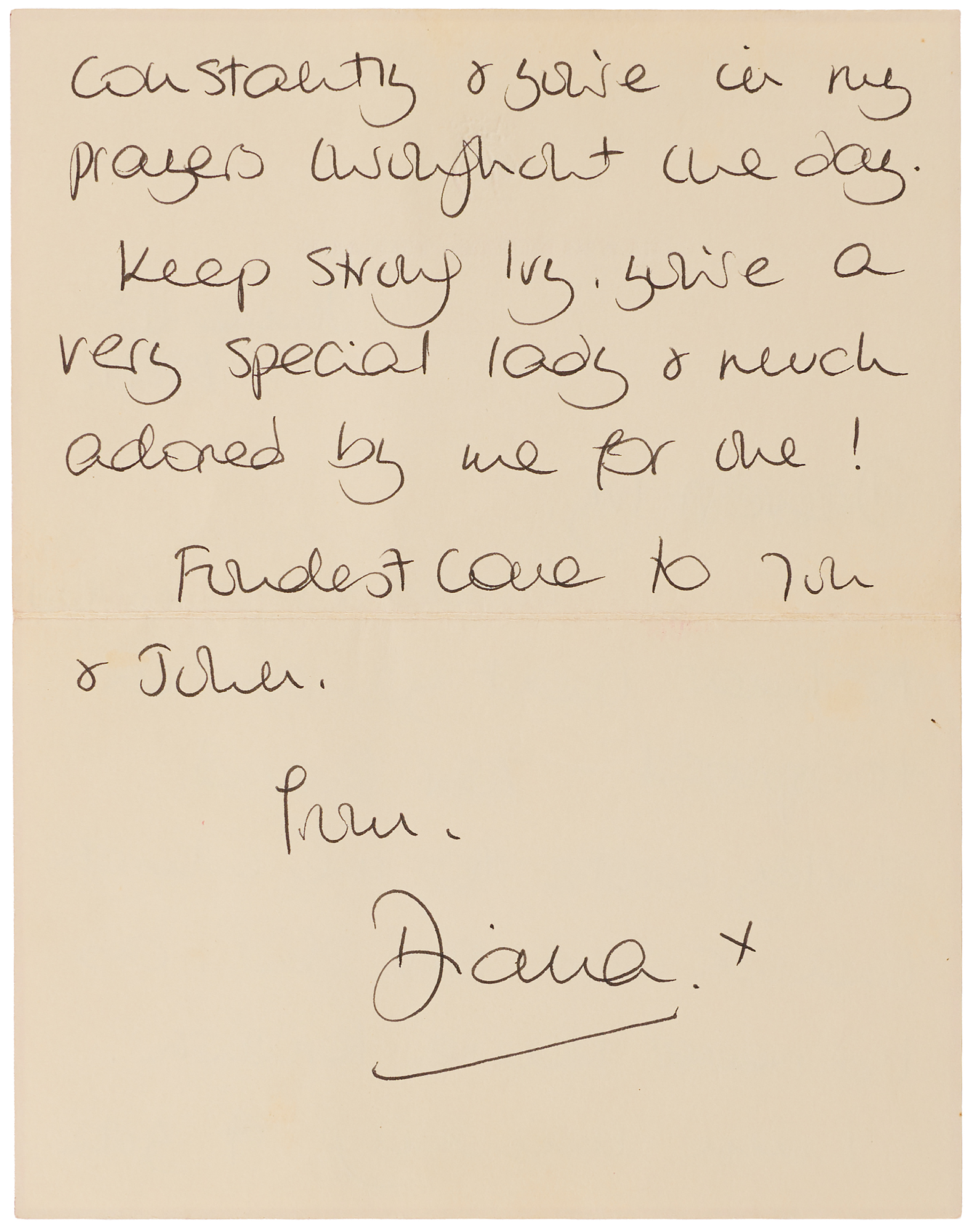 Princess Diana Autograph Letter Signed | RR Auction