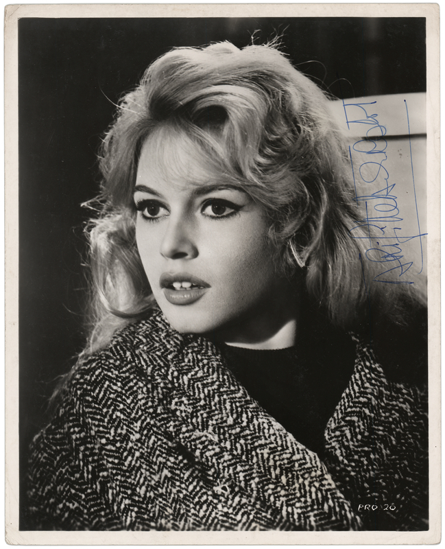 Brigitte Bardot Signed Photograph | RR Auction