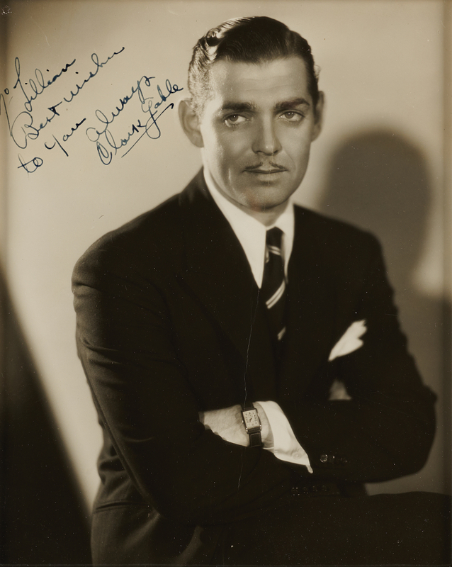 Clark Gable Signed Photograph | RR Auction