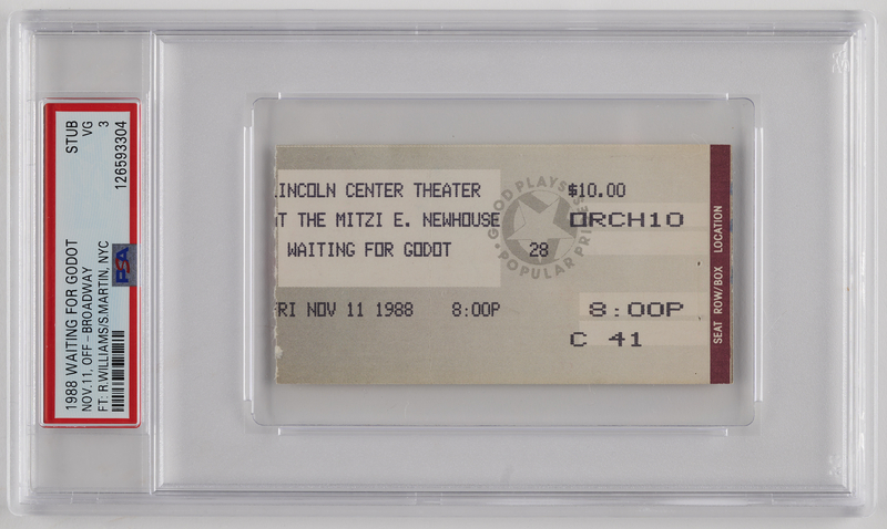 Actors and Entertainers Collection of (36) Stage Milestone Tickets and