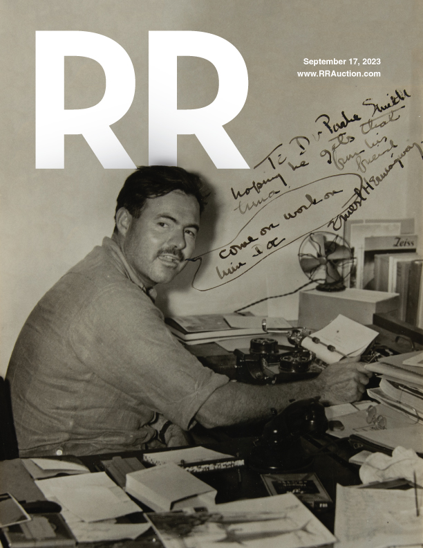 Fine Autograph and Artifacts | All Auction Items | 674 | RR Auction