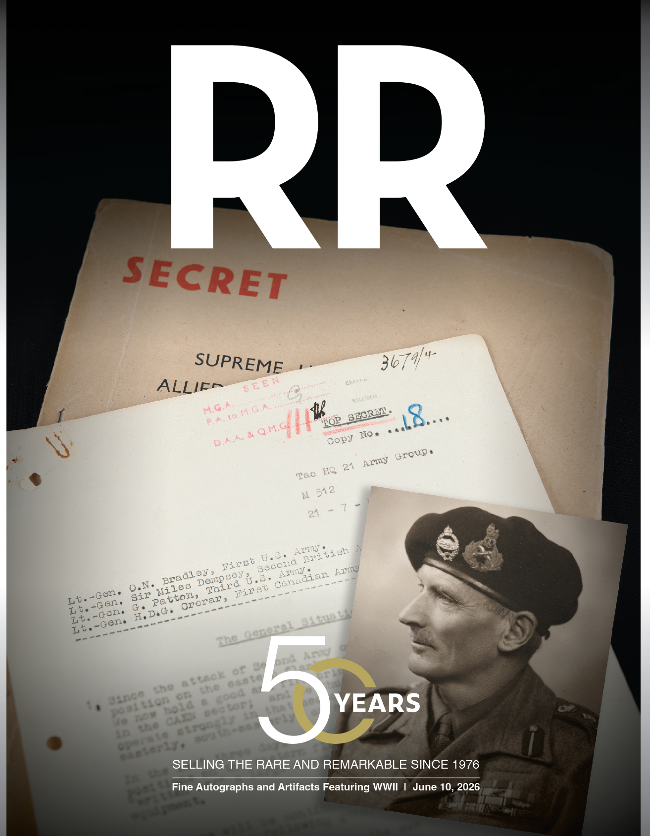 Fine Autographs and Artifacts Featuring WWII | 743 | RR Auction